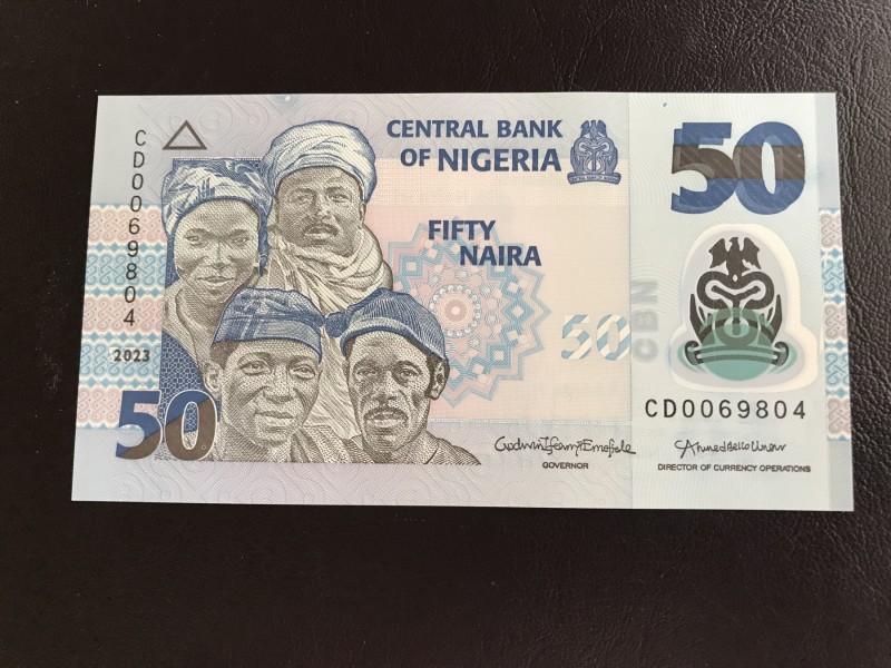 NIGERIJA 50 NAIRA. UNC.POLYMER.2023.