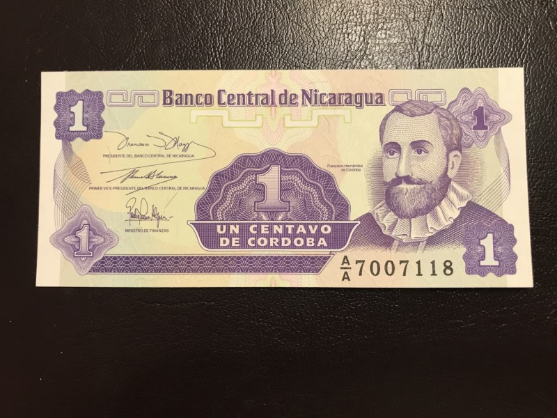 NIKARAGVA 1 CENTAVO. UNC.