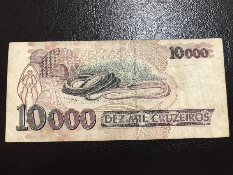 BRAZIL 10 000 CRUZEIROS.