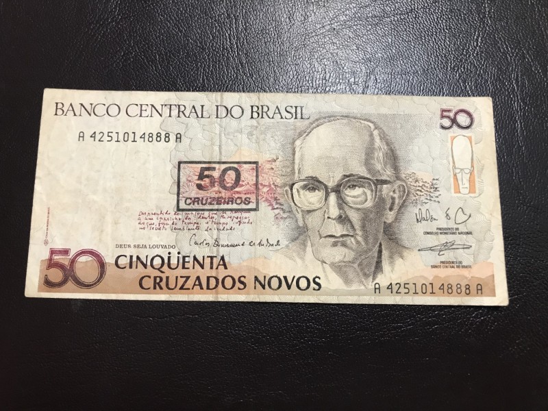 BRAZIL 50 CRUZEIROS.