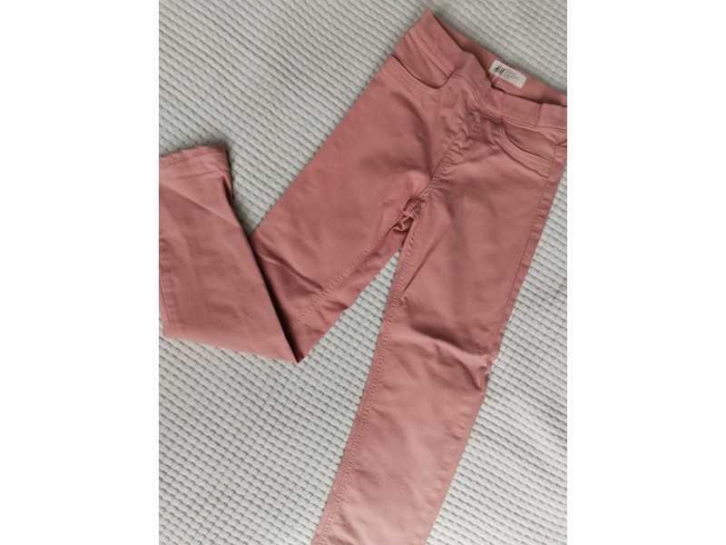 H&M ROZE TEKSAS HELANKE (128)