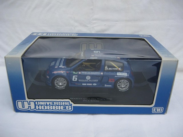 1:18 universal hobbies renault clio V6