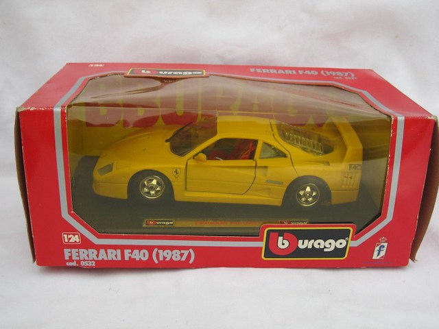 1:24 burago ferrari F40