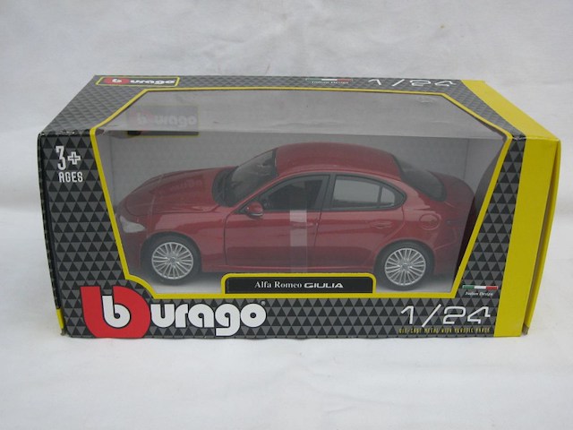 1:24 burago alfa romeo giulia