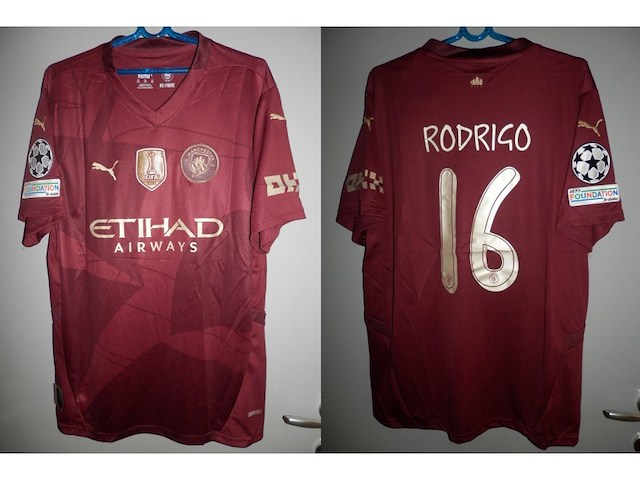 Manchester City dres 2024-25 Rodrigo 16 (Treći dres)