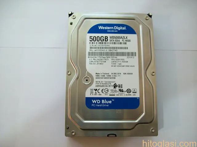 Western Digital HDD 3,5" SATA 3 7200 500GB WD Blue.