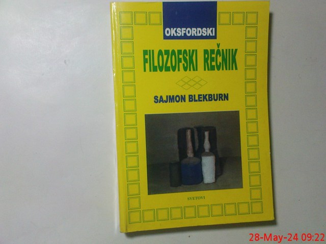 SAJMON BLEKBURN  -  OKSFORDSKI FILOZOFSKI RECNIK