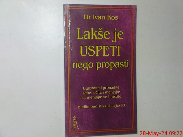 DR. IVAN KOS - LAKSE JE USPETI NEGO PROPASTI