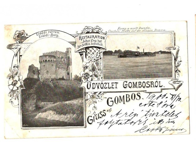 Bogojevo - Gombos 1900, retko