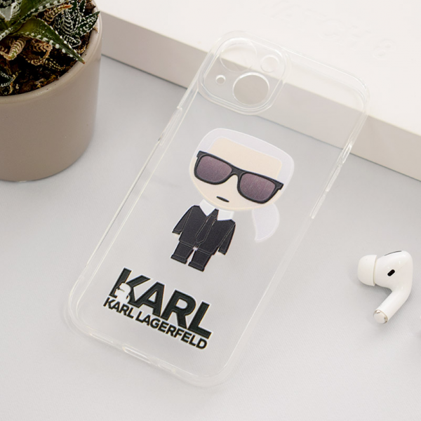 Maska Nanobit Print za iPhone 15 Karl Lagerfeld