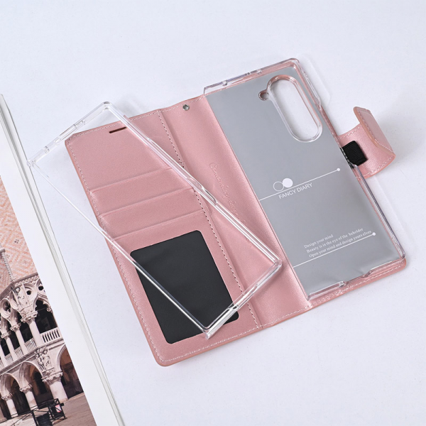 Maska na preklop Hanman Mill za Samsung Galaxy Z Fold 6/ F956B roze