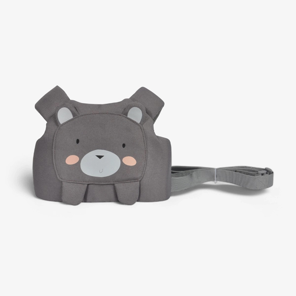 Kikka Boo Kaiš za prohodavanje za bebe Bear Mesh Grey KKB12084