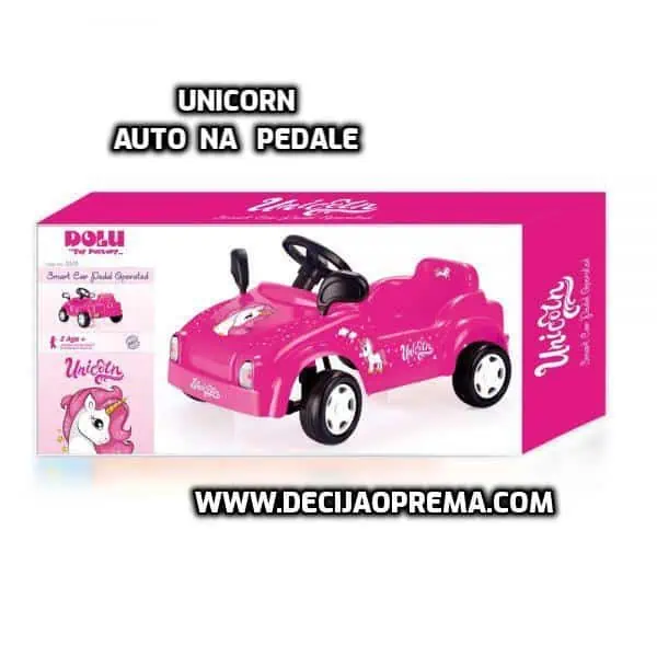 Dolu Unicorn Smart auto na pedale za decu