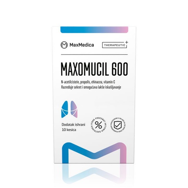 MAXMEDICA MAXOMUCIL 600 kesice, 10kom