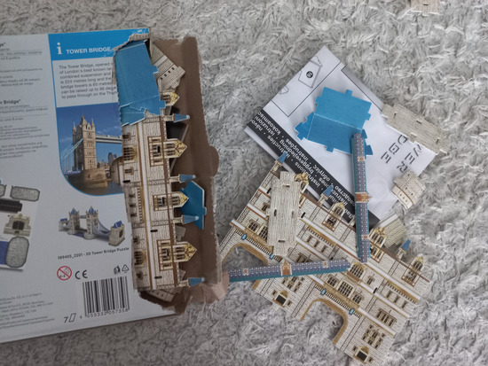 3D puzzle - Tower bridge