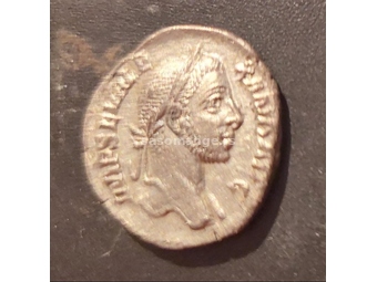 Alexander Severus, srebrni denar, UNC