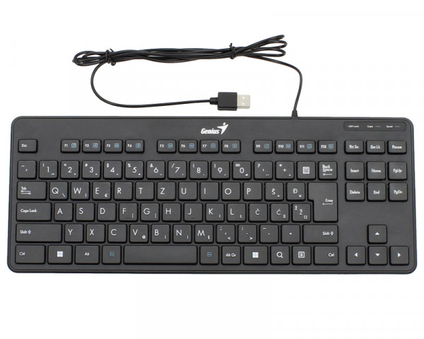 GENIUS LuxeMate 110 USB US slim crna tastatura