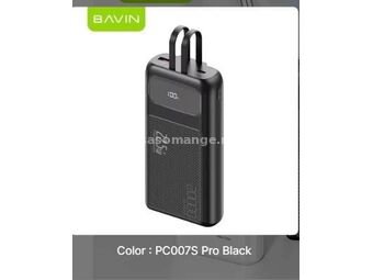 BAVIN Power bank 20000mAh 22.5W/ crna