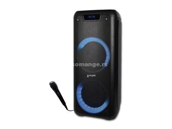 XPLORE Bežični Bluetooth zvučnik sa mikrofonom XP8815 Disco/ crna