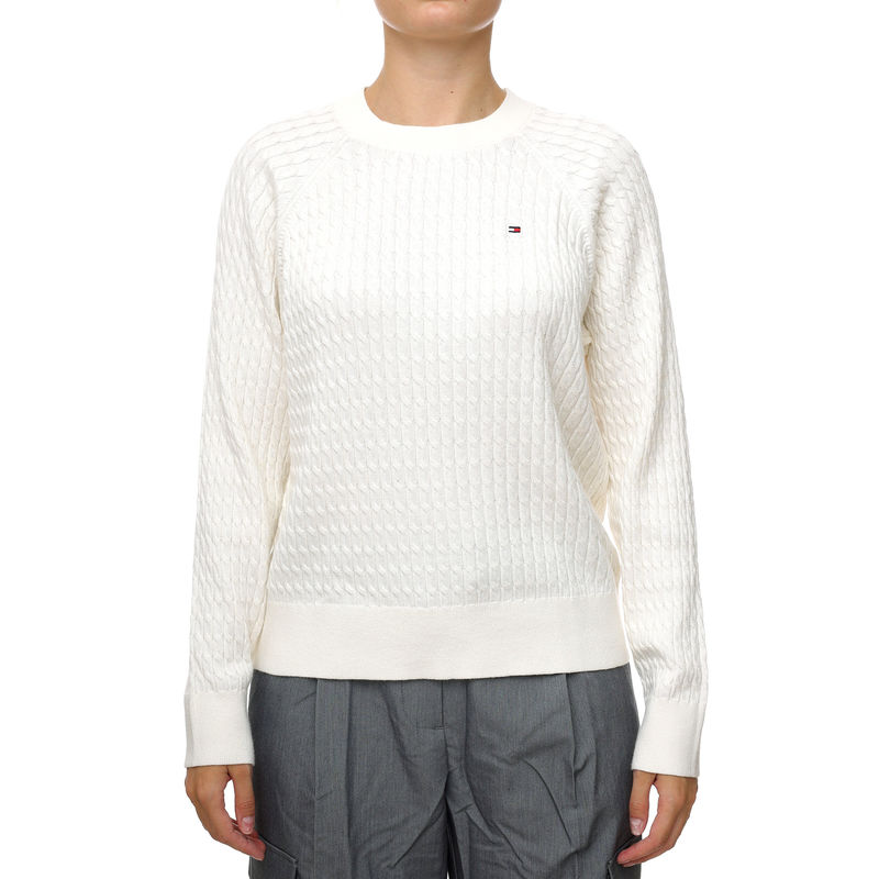 Ženski džemper Tommy Hilfiger Co Cable C-Nk Sweater