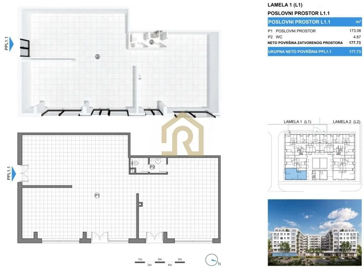 Prodaja, poslovni prostor, 177m2, Zemun Gornji Grad, Zemun, Beograd