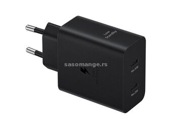 SAMSUNG Univerzalni adapter Duo/ 2x USB-C/ max 50W/ crna