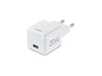 HAMA Kućni punjač iPhone USB-C PD/QC/ 20W/ bela