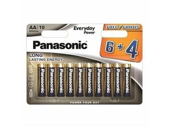 PANASONIC Baterije LR6EPS/10BW-AA alkalne Ever 10/1