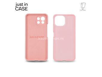 JUST IN CASE Maska 2u1 Extra case MIX za Mi11 Lite 5G/ roze