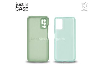 JUST IN CASE Maska 2u1 Extra case MIX za Redmi Note 10 5G/ zelena