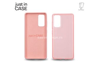 JUST IN CASE Maska 2u1 Extra case MIX za Samsung S20FE/ roze