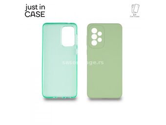 JUST IN CASE Maska 2u1 Extra case MIX za Samsung A33 5G/ zelena