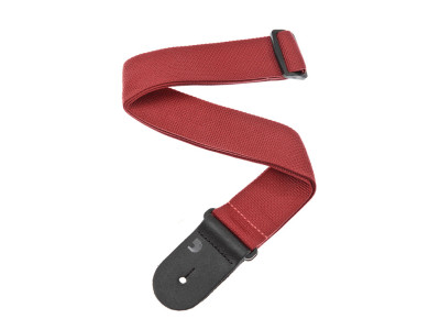 D'Addario Polypro Guitar Strap Red PWS101