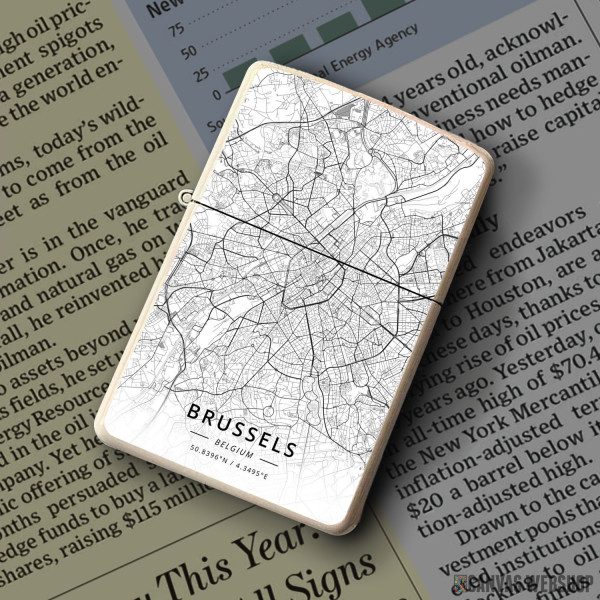 Upaljač Brisel mapa - white