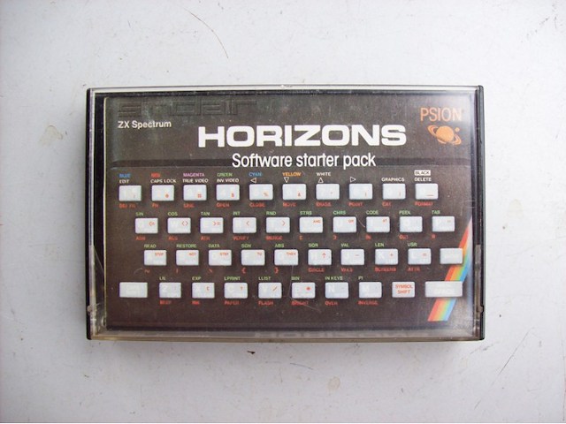 Sinclair ZX Spectrum kaseta HORIZONS