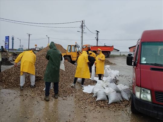 Pesak u dzakovima za odbranu od poplava