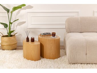 HANAH HOME Set stolova Elipse Set Oak