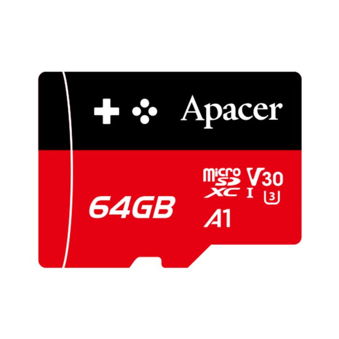 Memorijska kartica Apacer UHS-I MicroSDXC 64GB V30 AP64GMCSX10U7-RAGC