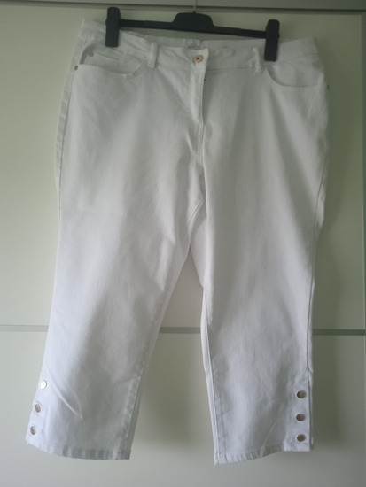 GINA BENOTTI slim kapri pantalone 48 NOVO