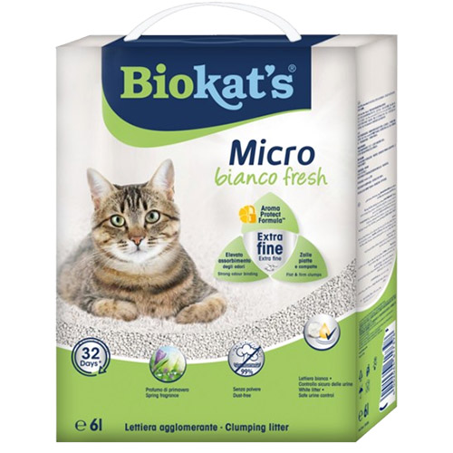 BIOKAT S MICRO BIANCO FRESH POSIP ZA MACKE 6LT