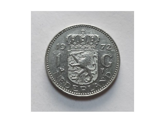 ** HOLANDIJA - 1 GULDEN 1972. **