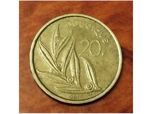 ** BELGIJA - 20 FRANAKA 1981. **