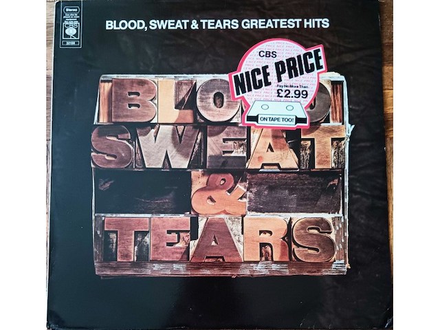 Blood,Sweat &; Tears-Greatest Hits England LP (1972)