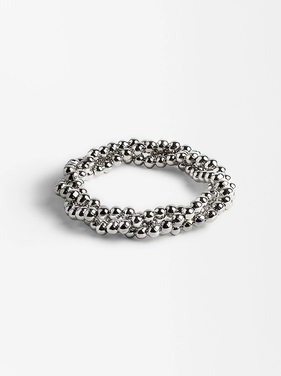 Silver Elastic Bracelet