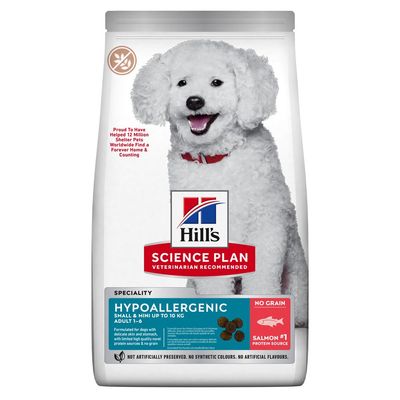 Hill’s Science Plan Small&Mini Hypoallergenic Salmon – 1,5 kg