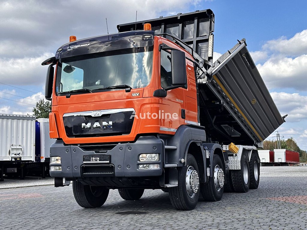 MAN TGS 35.440 8X4 MEILLER BORDMATIC EURO 5 EEV ! MANUAL 2014 kiper