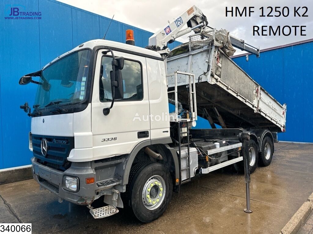 Mercedes-Benz Actros 3336 6x4, 3 Pedals, Steel suspension, Telligent 16 kiper