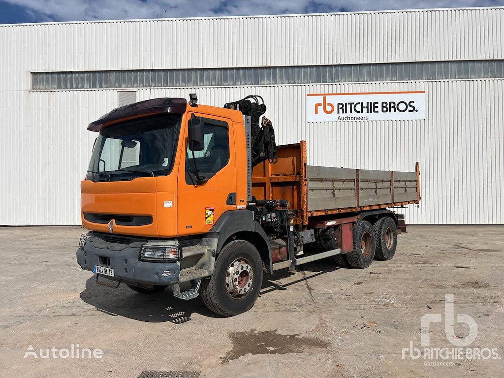 Prodaje se Renault KERAX 400 1999 Hiab 129-2 6000 kg on 6x4 kiper na aukciji