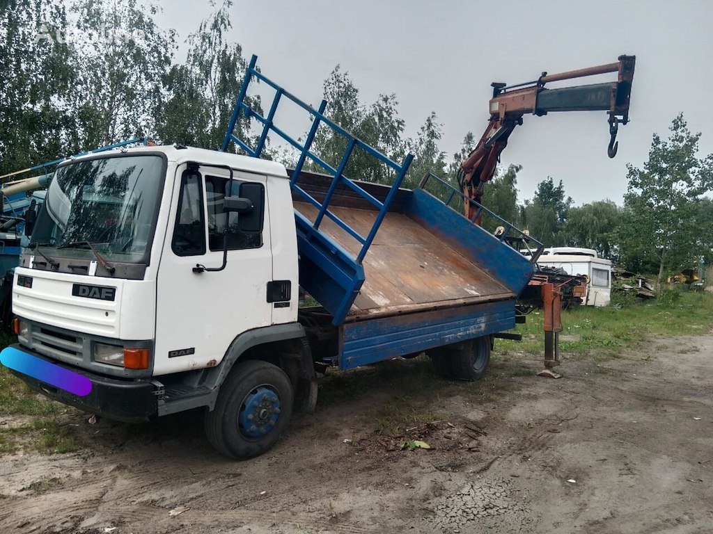 DAF AE45 + kiper+ crane Atlas