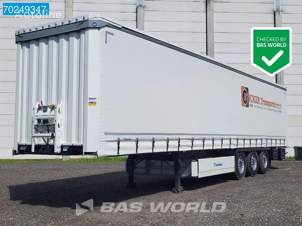 Nova Krone SD 3 axles UNUSED Palletbox Liftaxle Sliding Roof poluprikolica sa kliznom ceradom